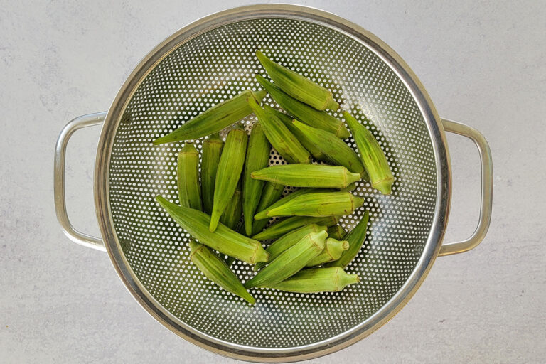 Japanese Style Seasoned Okra (Vegan) - Plant-Based Matters