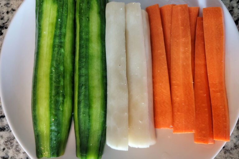 Nukazuke (Japanese Pickles Made in a Fermented Rice Bran Bed)