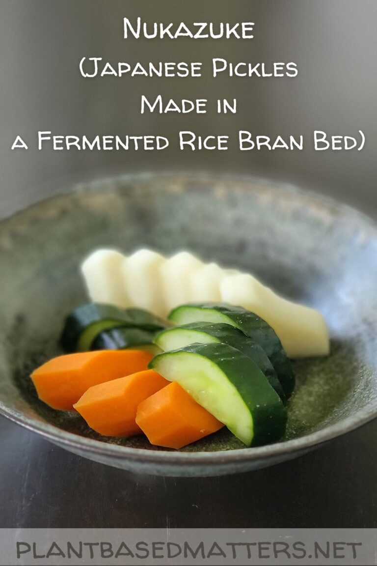 Nukazuke (Japanese Pickles Made in a Fermented Rice Bran Bed)