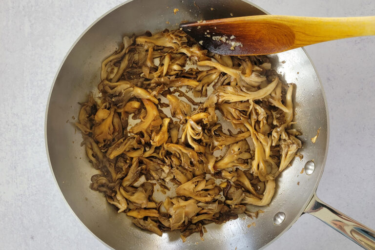 Butter Shoyu Maitake Pasta (Vegan) - Plant-Based Matters
