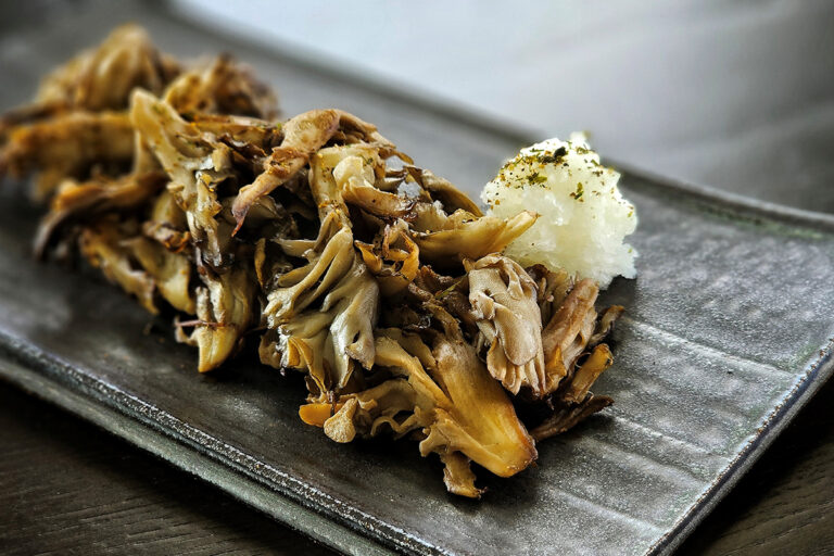 Vegan Butter Shoyu Maitake Mushrooms - Plant-Based Matters